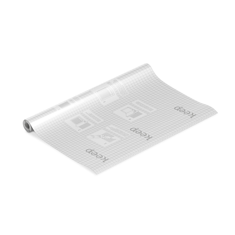 Plástico Adesivo Transparente 0.08mm PVC 45cm x 25m Keep - EI164OUT ...