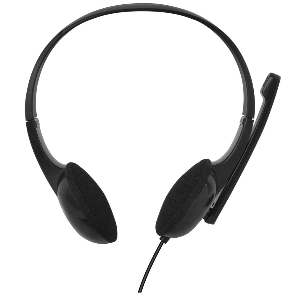 Headset Basic Conexão P3 Cabo de 150cm Cancelamento de Ruido Potência ...