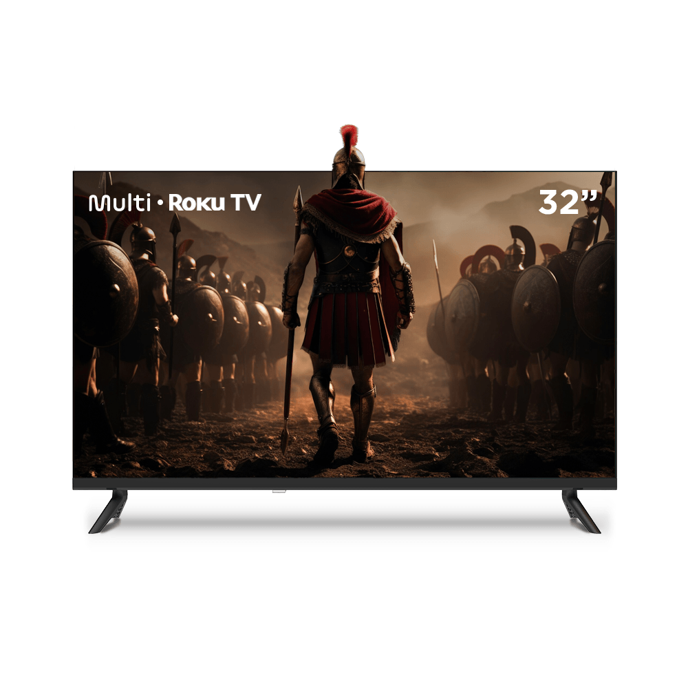 Multi Roku TV 32" Smart com imagem HD 3 HDMI 2 USB compatível com Alexa ...