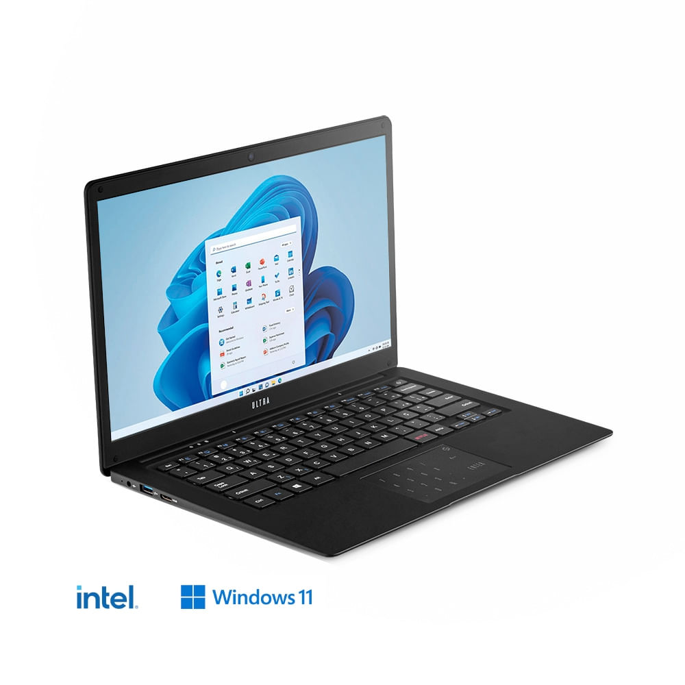 Notebook Ultra com Windows 11 Home, Intel Celeron, 4GB RAM 120GB SSD ...